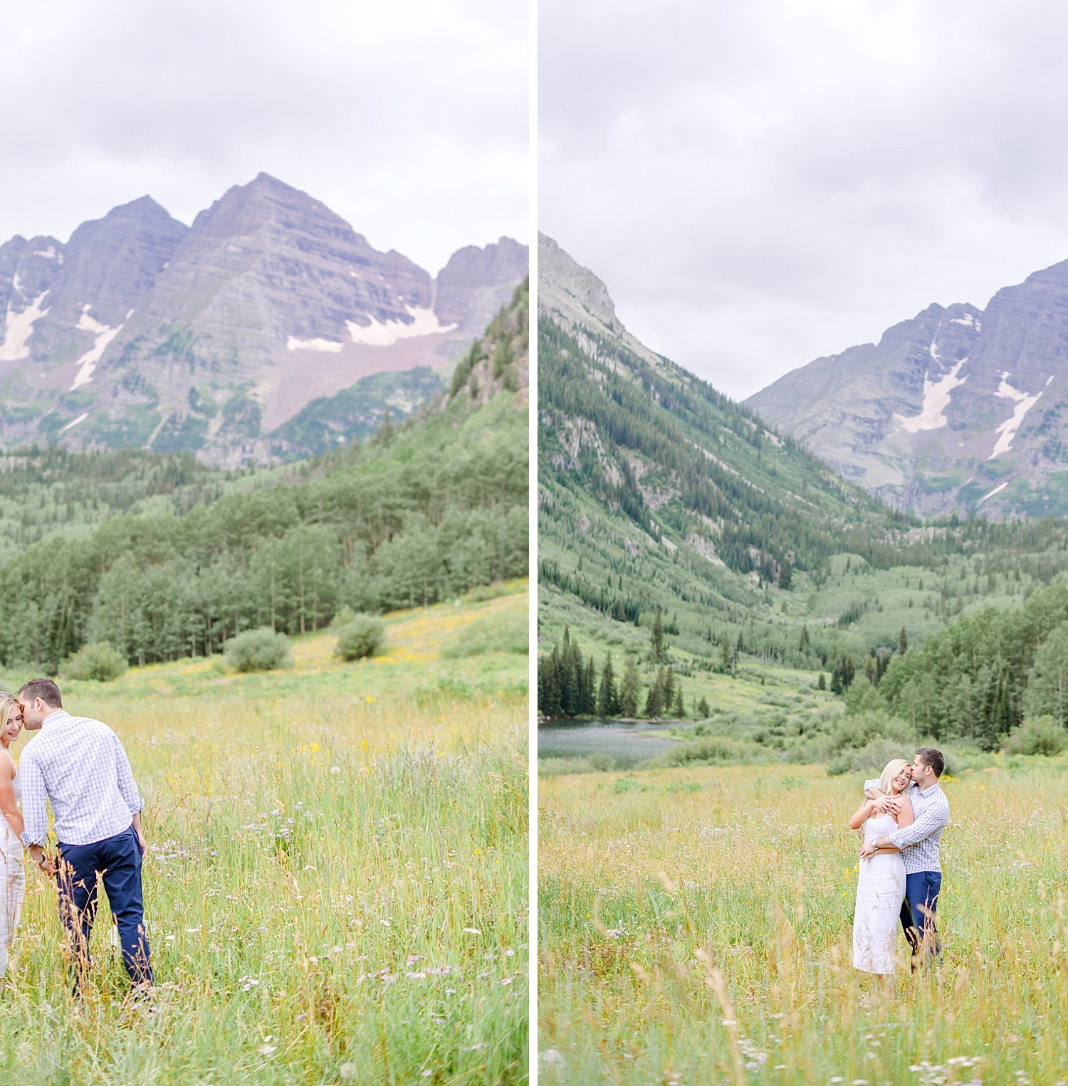 Engagement Session in Maroon Bells Aspen, Colorado