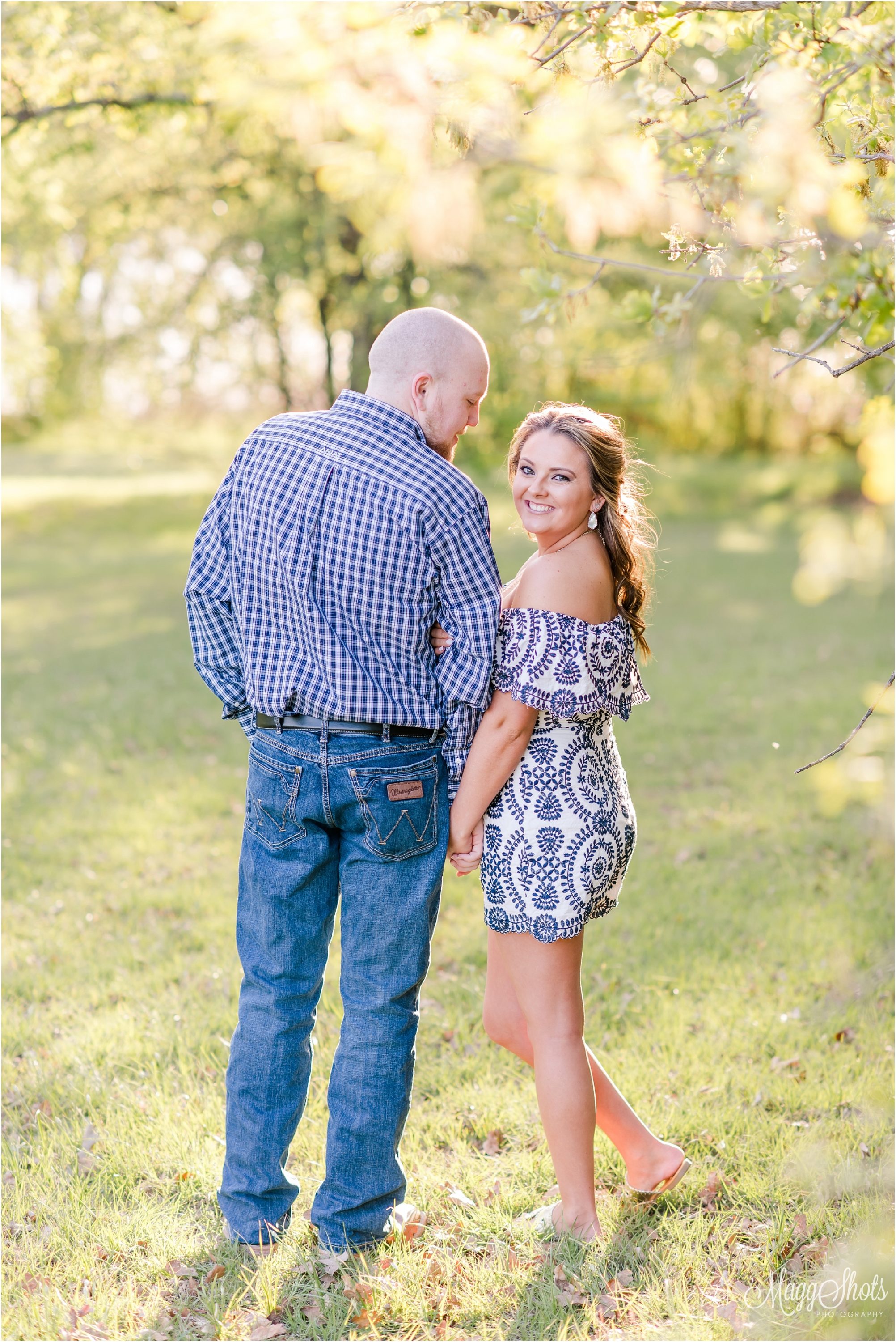 Shelby & Tyler's Engagements at Pilot Knoll Park Maggshots Photography