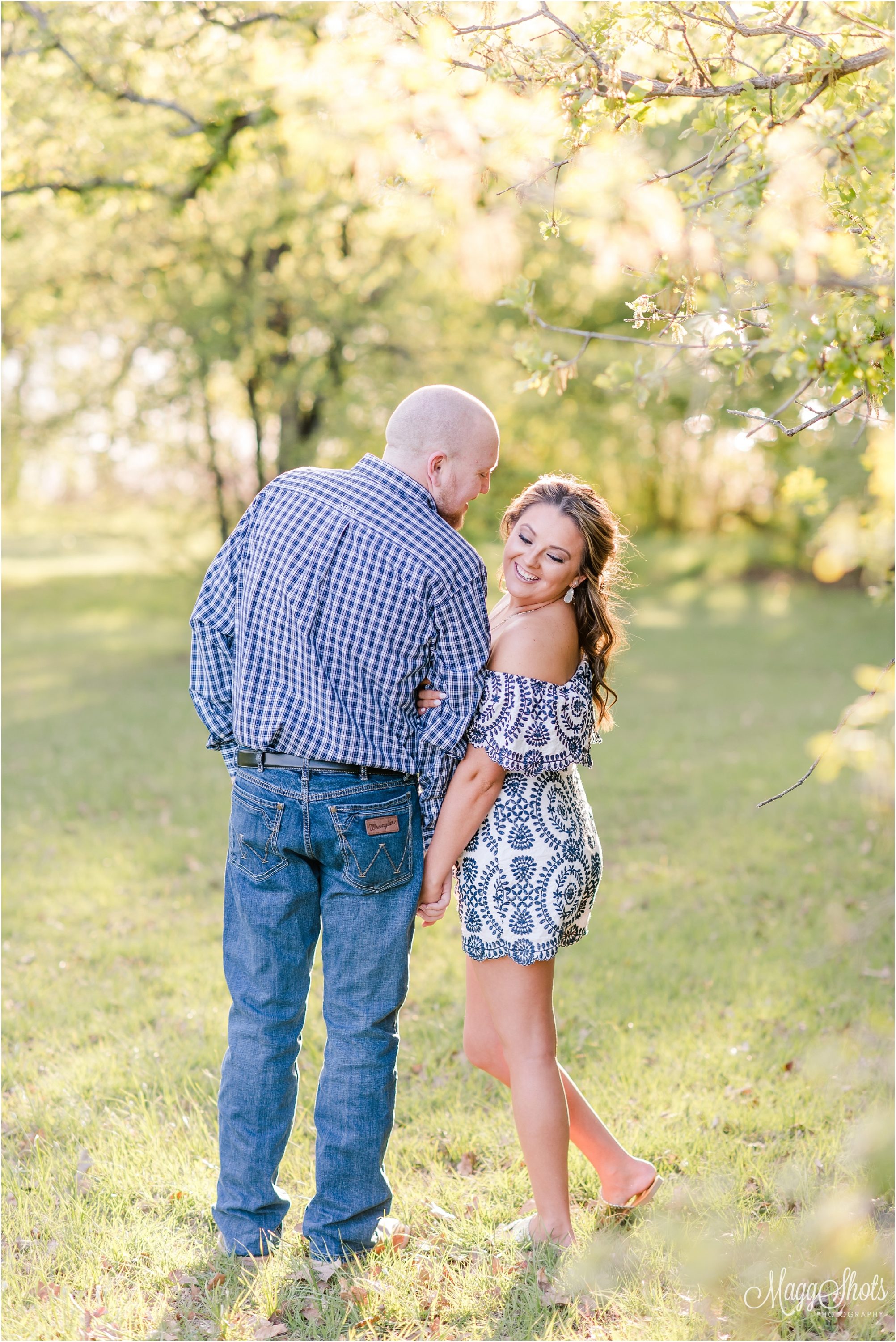 Shelby & Tyler's Engagements at Pilot Knoll Park Maggshots Photography