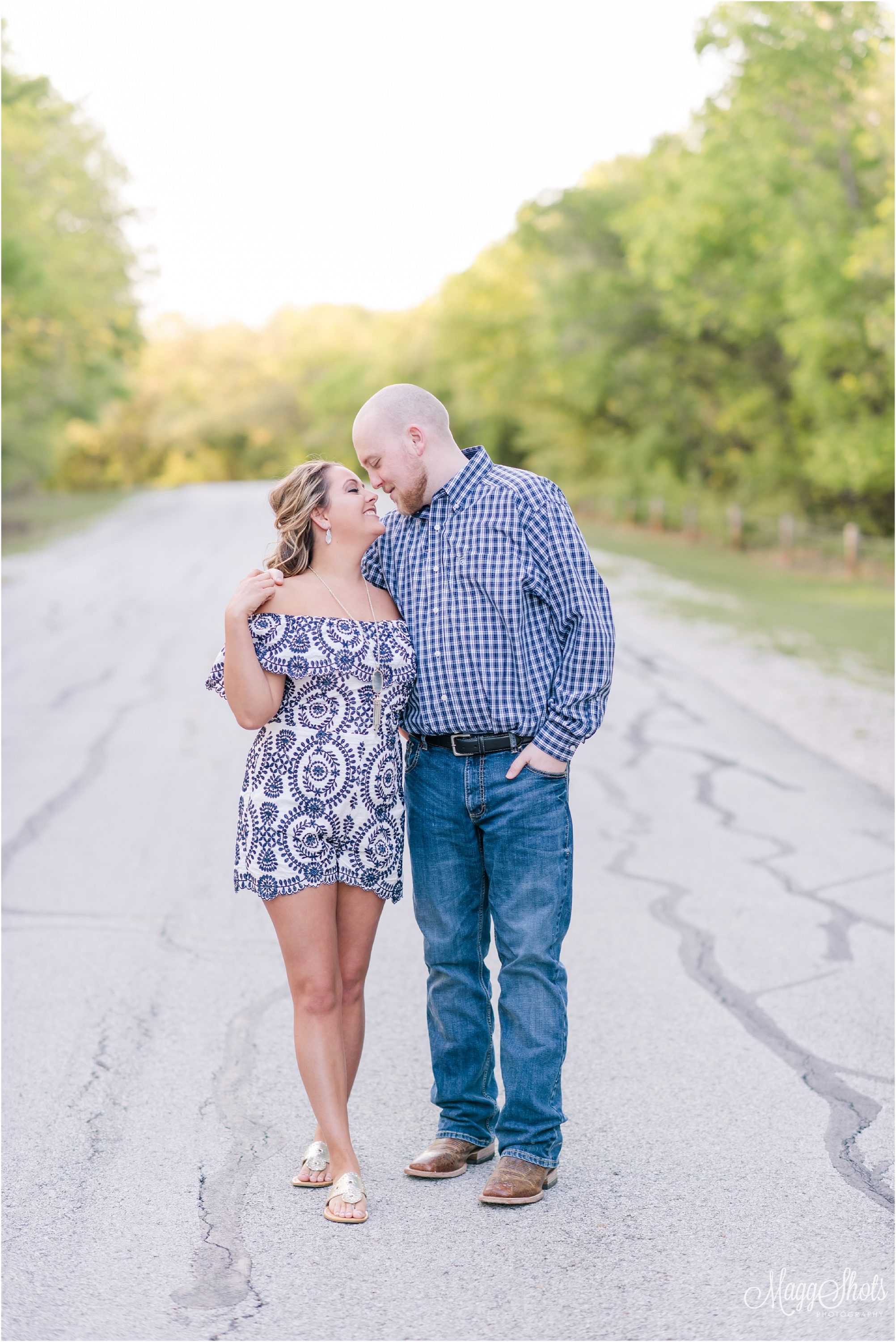 Shelby & Tyler's Engagements at Pilot Knoll Park Maggshots Photography